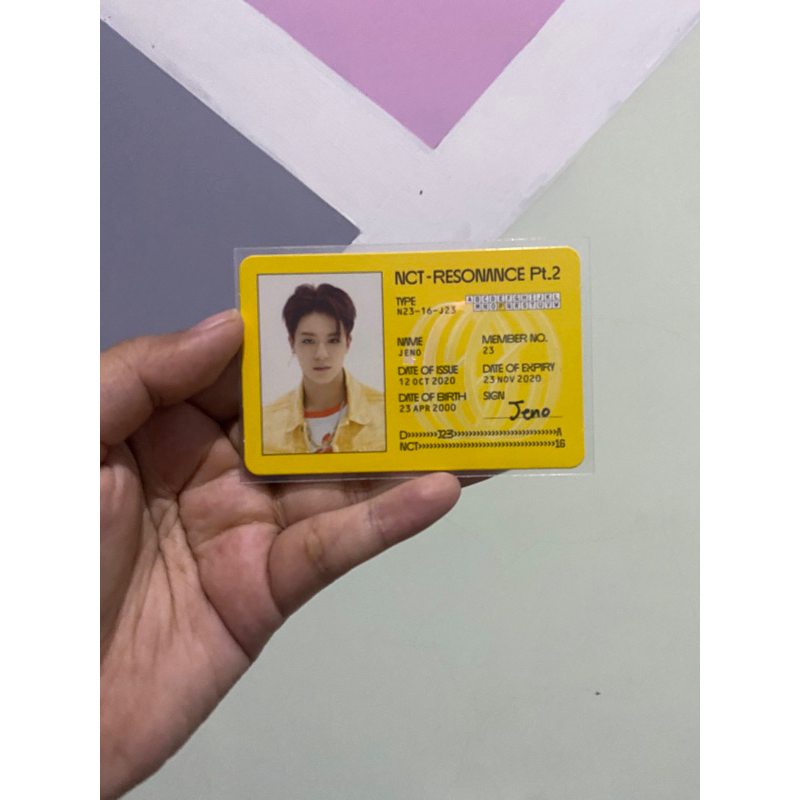 Jual Jeno ID Card Resonance Jeno Photocard | Shopee Indonesia