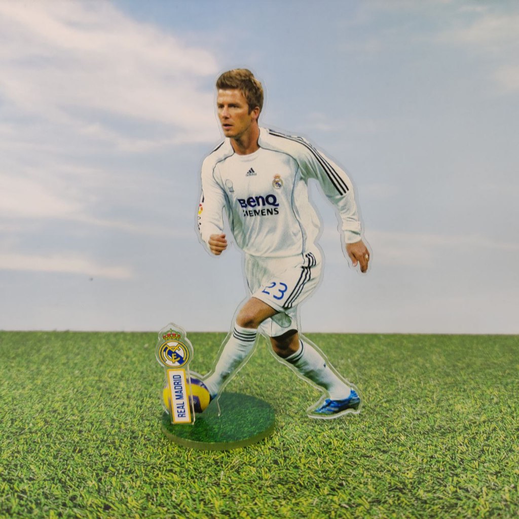 Jual Standee Action Figure Art David Beckham Pemain Legend Real Madrid ...