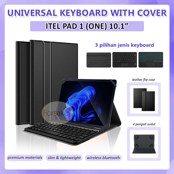 Jual iTel Pad 1 2 One 10 10.1 Inch Tablet 2023 2024 ( HITAM & PINK ...