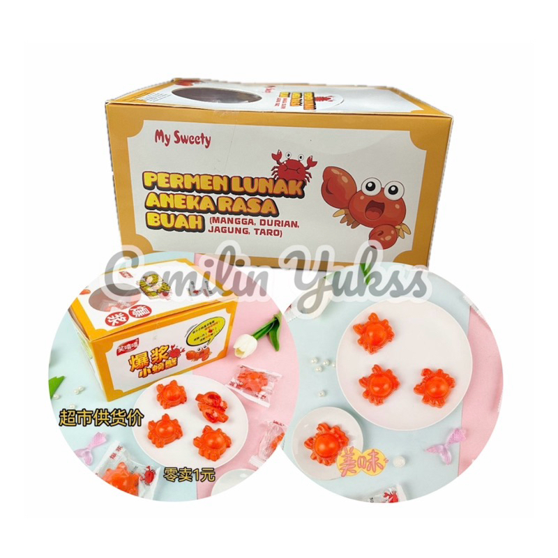 Jual My Sweety Permen Lunak Aneka Rasa Buah 650g (50pcs x 13g) Permen ...