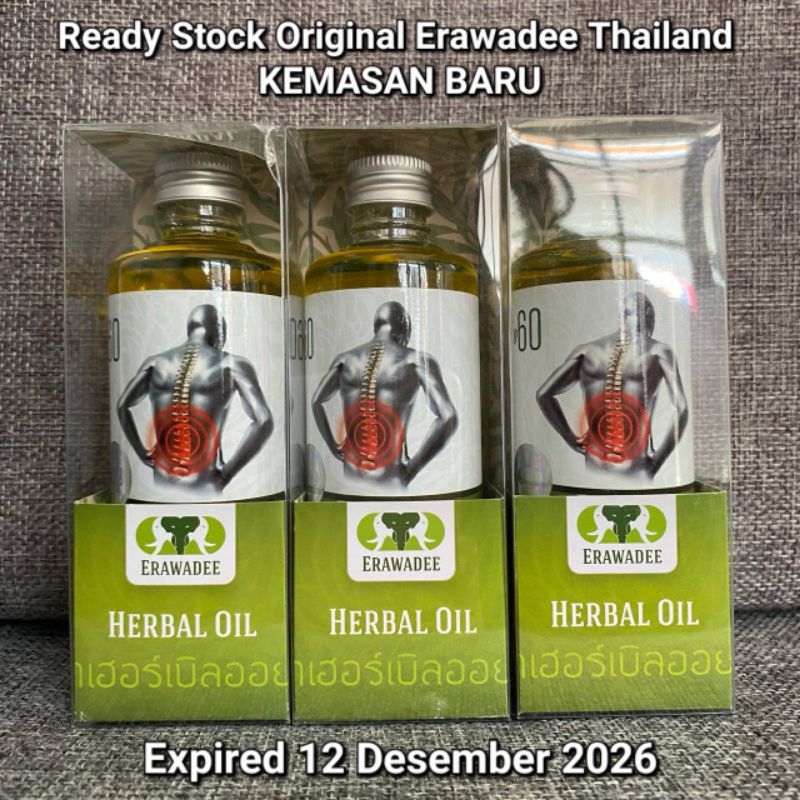 Jual Erawadee Herbal Spray No. 60 85 ml Original dari Thailand ...