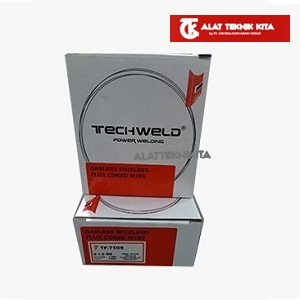 Jual Kawat Las Mig Flux Core Gasless Wire 1mm 1kg Techweld / kawat las ...