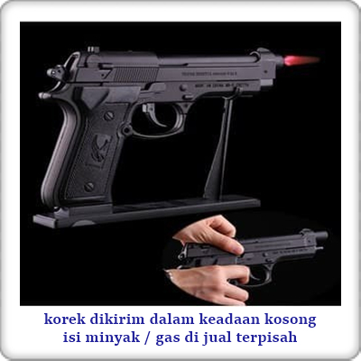 Jual KoreK Api Pistol Bareta M9 Skala 1:1 Plus Pajangan Stan | Shopee ...