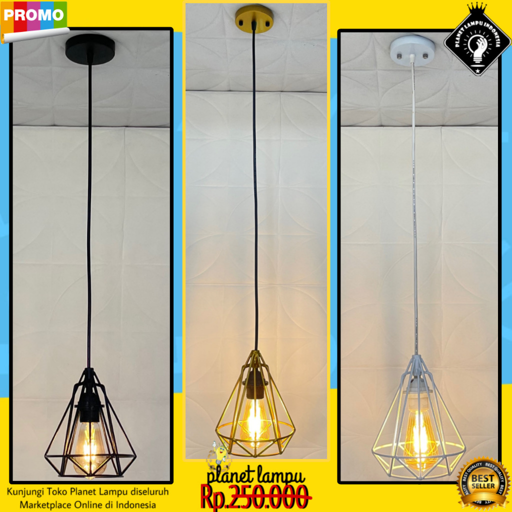 Jual Lampu Gantung Hias Minimalis Modern Vintage dan Klasik Sangat Cocok Untuk Dekorasi Atap ...