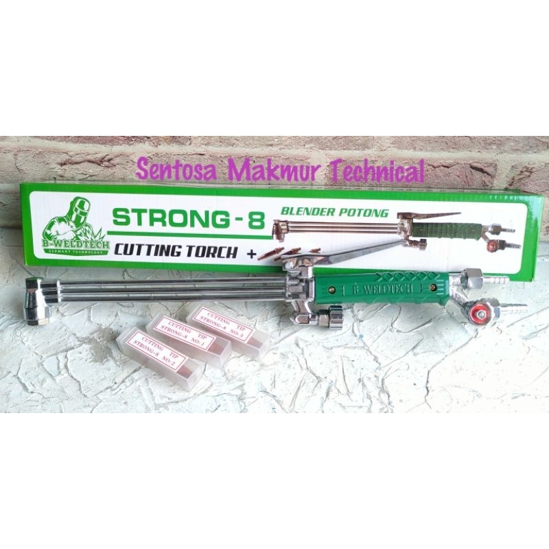 Jual STRONG 8 Cutting Torch LPG Stang Tang Blender Potong Las ST ST8 ...