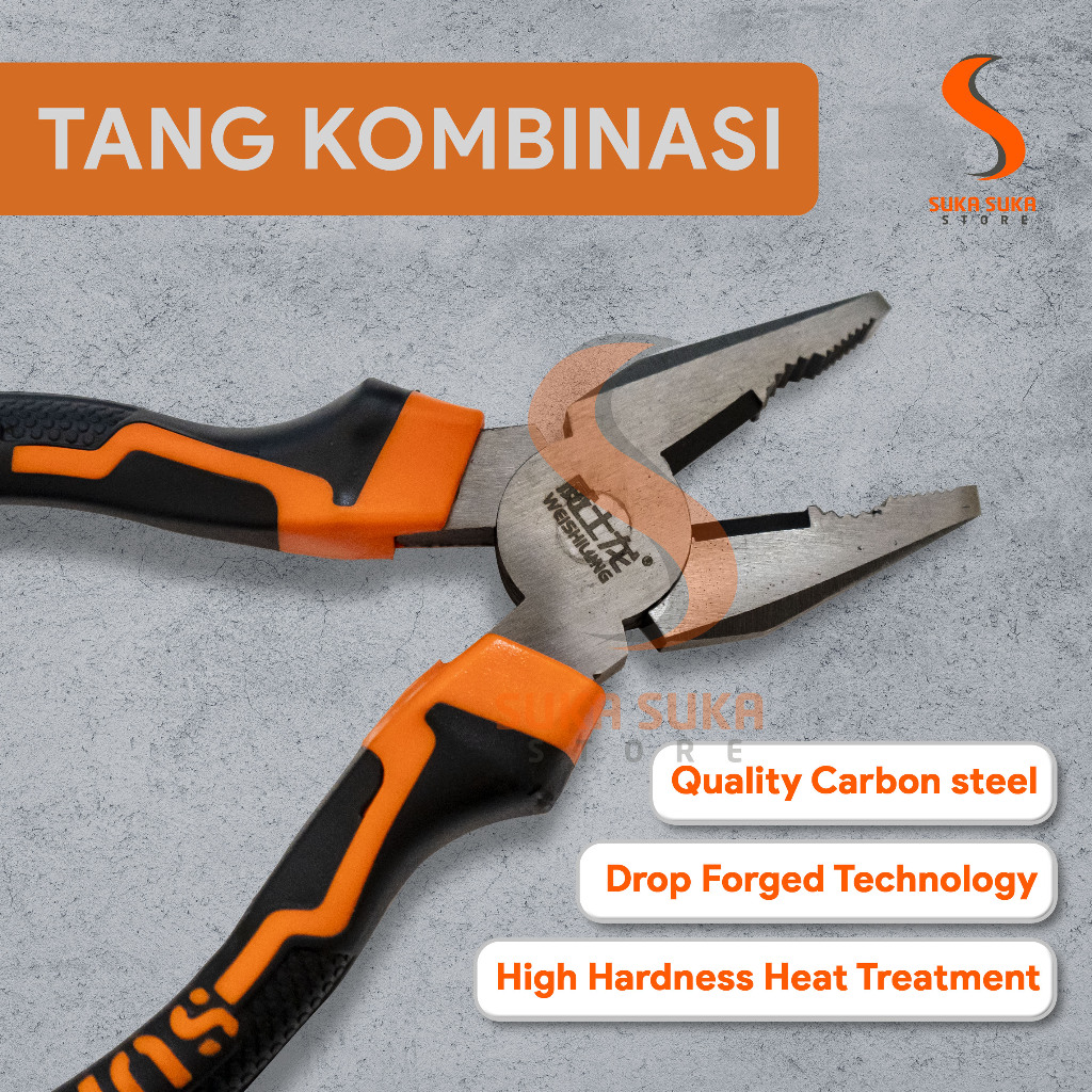 Jual TANG Kombinasi 8 INCH COMBINATION PLIERS 8" Super Premium Quality ...