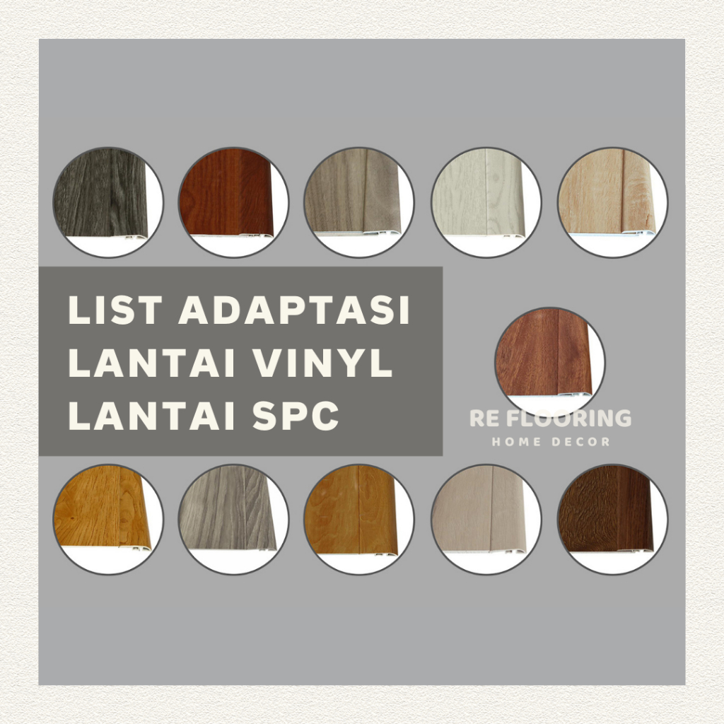 Jual List Adaptasi PVC - Lis Pintu Lantai Vinyl SPC | Shopee Indonesia