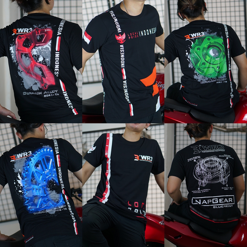 Jual Baju Kaos T-Shirt Tshirt Jersey Dewasa Pria WR3 Official ...