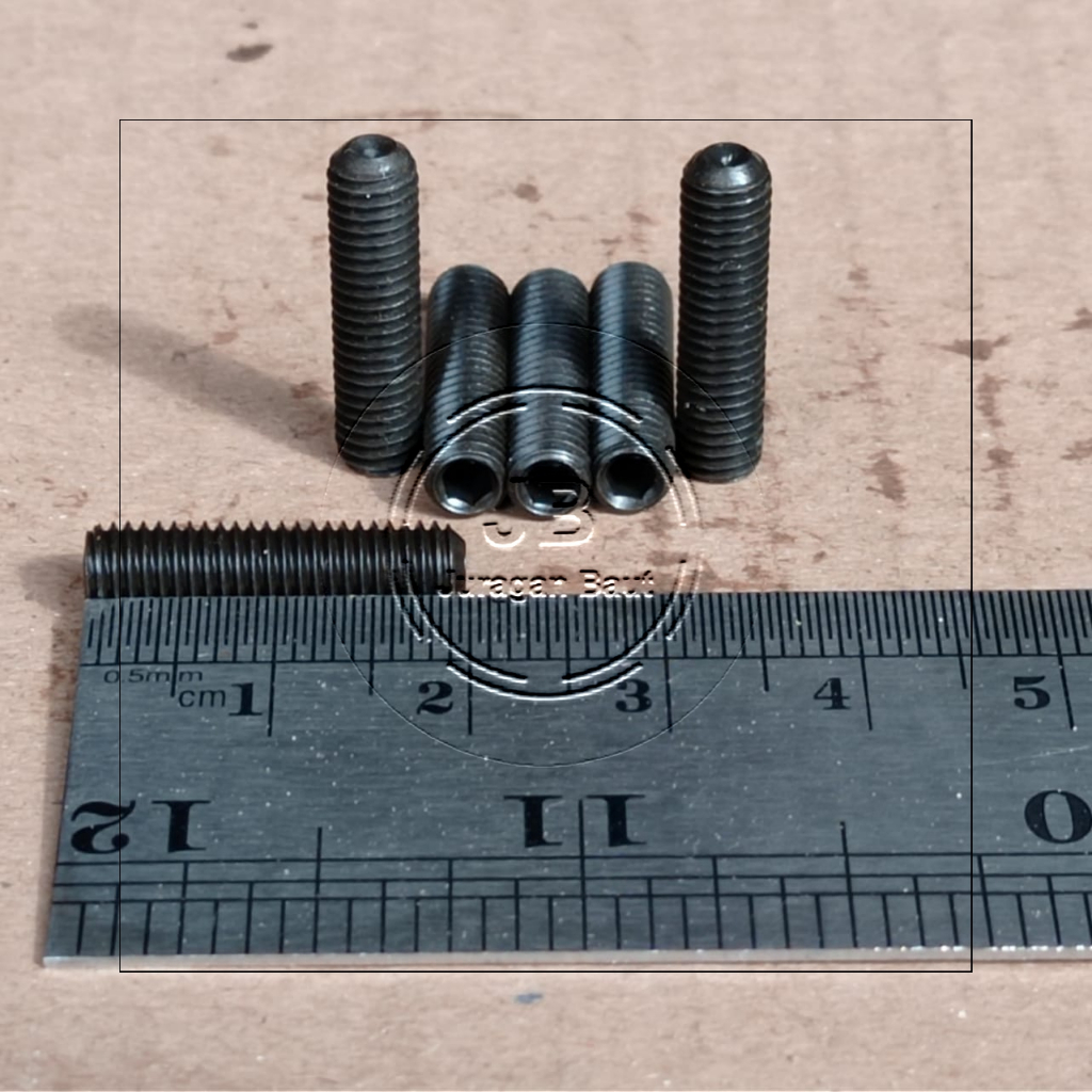 Jual BAUT L TANAM M5X20 L SOCKET SET SCREW M5 X 20 PANJANG 2CM 2 CM 20 ...