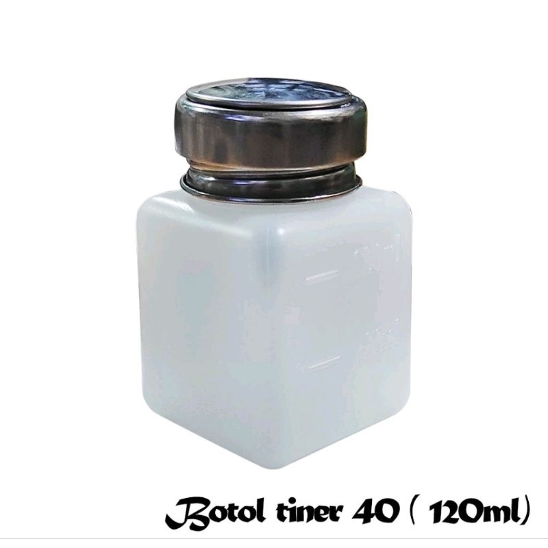 Jual Botol Tiner 40 Kecil Merek Jinyan / Baku BOTOL Thinner Pompa Serba ...