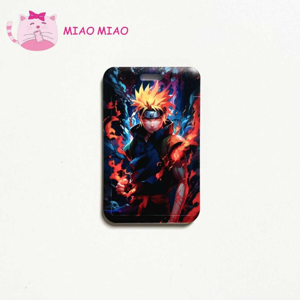 Jual ID CARD HOLDER NARUTO EDITION NAMETAG TANPA TALI CARD HOLDER ...