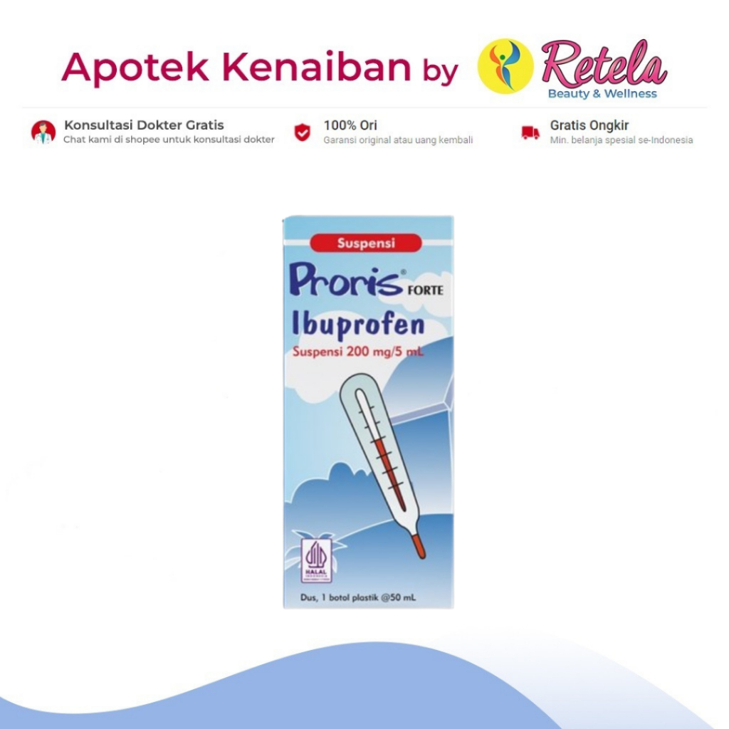 Jual PRORIS SUSP FORTE 50ML STRAWBERRY | Shopee Indonesia