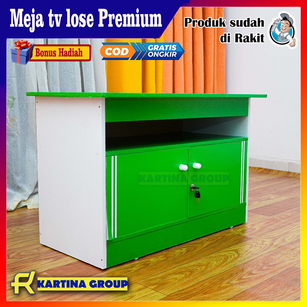 Jual Meja tv Minimalis Led / Tabung 32 inch Murah Modern serbaguna Lose ...