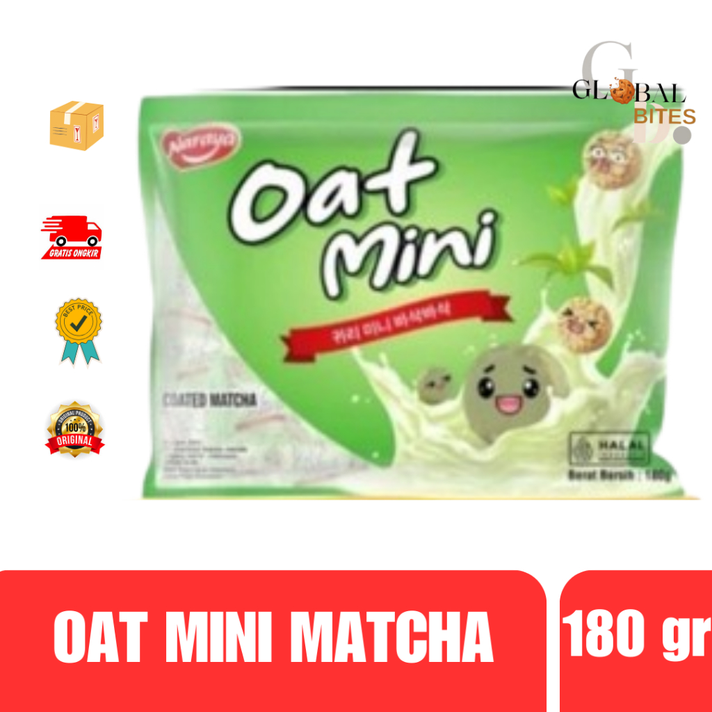 Jual Naraya Oat Mini Oatchoco Coated Matcha White Strawberry Dark ...