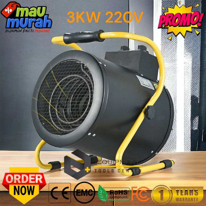 Jual Heater blower pemanas kandang Mesin Blower Pemanas Ruangan 3KW ...