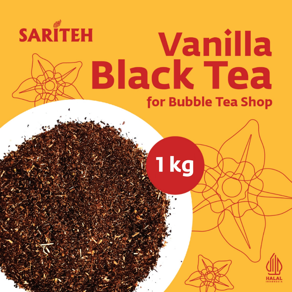 Jual Sariteh Indonesia Premium Vanilla Black Tea - Teh Hitam Vanila - 1 ...