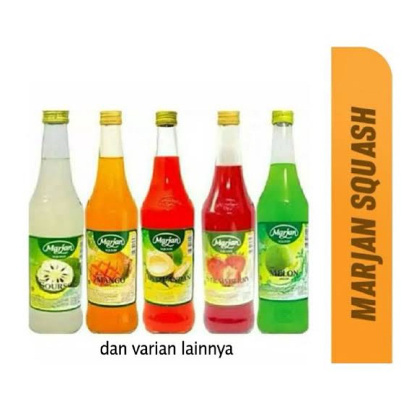 Jual Marjan Syrup Squash Botol 425 ml | Shopee Indonesia