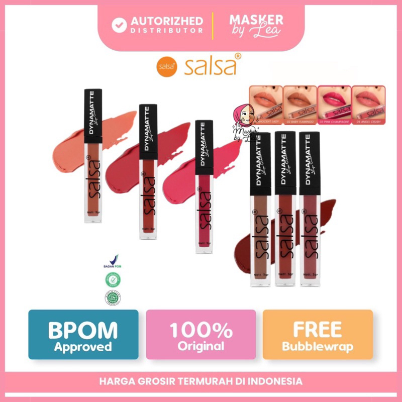Jual 𝐑𝐀𝐃𝐘𝐒𝐀 𝐓𝐆𝐑 - SALSA Dynamatte Lip Cream 5gr / Lip Matte / Lipstick ...