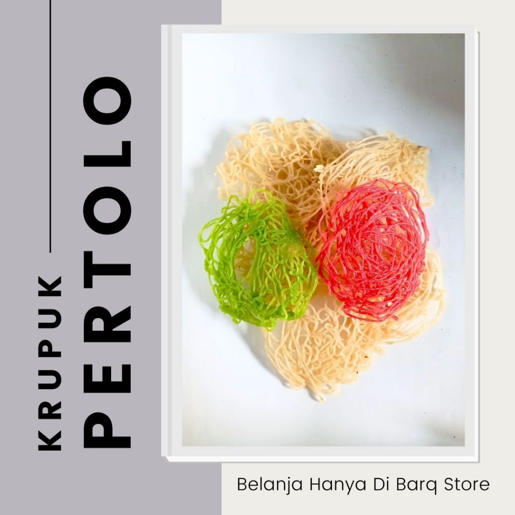 Jual (PROMO) Krupuk Mentah Singkong /Pertolo Mentah Berat 500gr ...