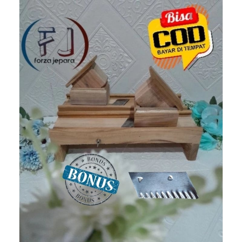 Jual BONUS Pisau glombang pengiris bawang alat pengiris serbaguna ...