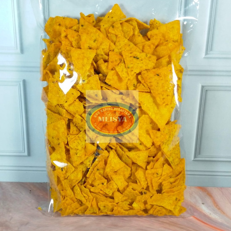 Jual Happy Tos All Varian / Keripik TORTILLA BBQ BALADO / Snack Kiloan ...