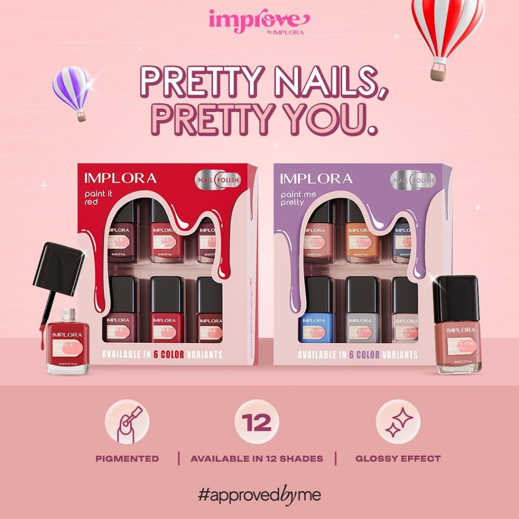 Jual IMPLORA Paint Nail Polish Netto 8 ML Series l Paint It Red l Paint ...
