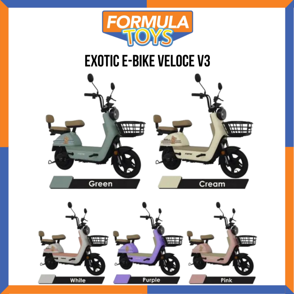 Jual SEPEDA LISTRIK EXOTIC E-BIKE VELOCE V3 500WATT MIX | Shopee Indonesia