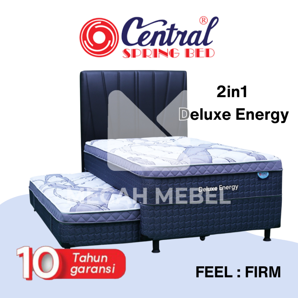 Jual Central Springbed 2in1 Bed Tipe Deluxe Energy | Shopee Indonesia