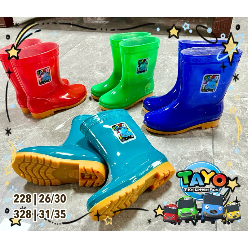 Jual [SUPER BEST SELLER] Sepatu Boots BOOT Hujan air Anak Remaja Tayo ...