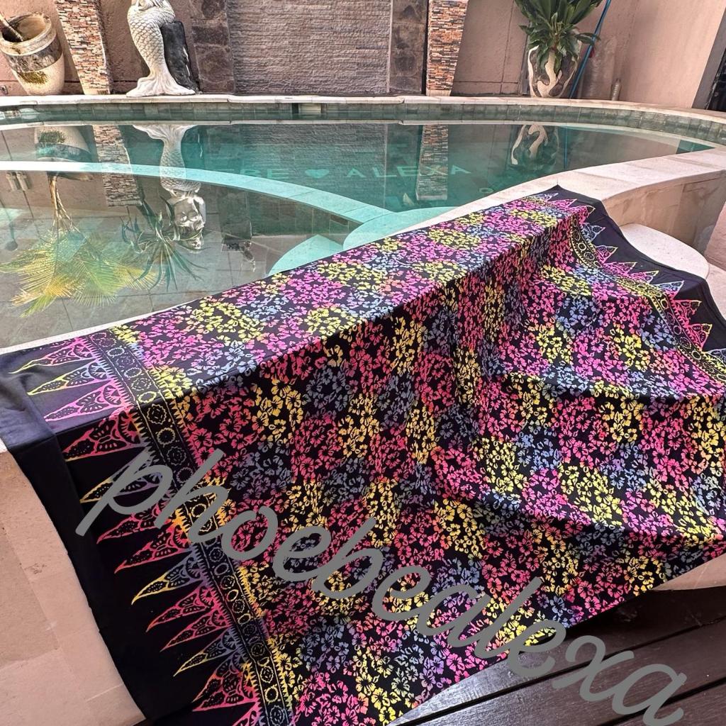 Jual Kain Pantai Bali Full Stamp Premium | Kain Pantai Canting Batik Bali | Swimsuit Cover| No ...
