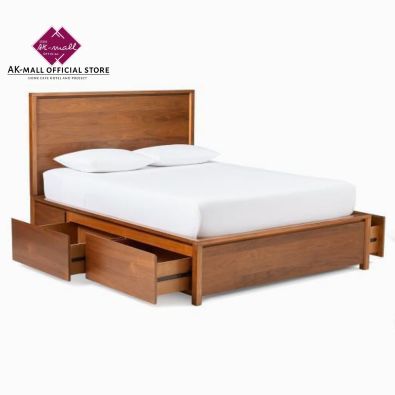 Jual Dipan divan tempat tidur minimalis ranjang 4 laci kayu jati ...