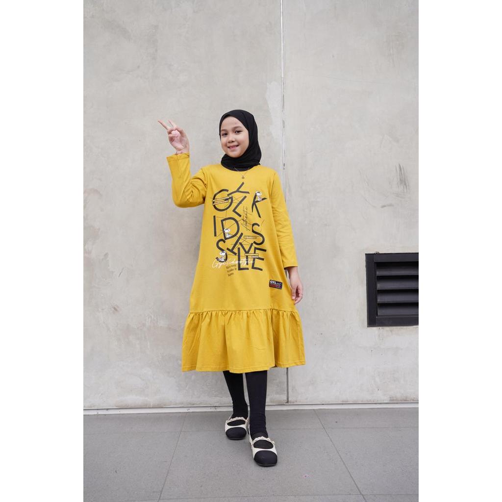 Jual Tunik Anak Perempuan Bahan Kaos 20s | Shopee Indonesia