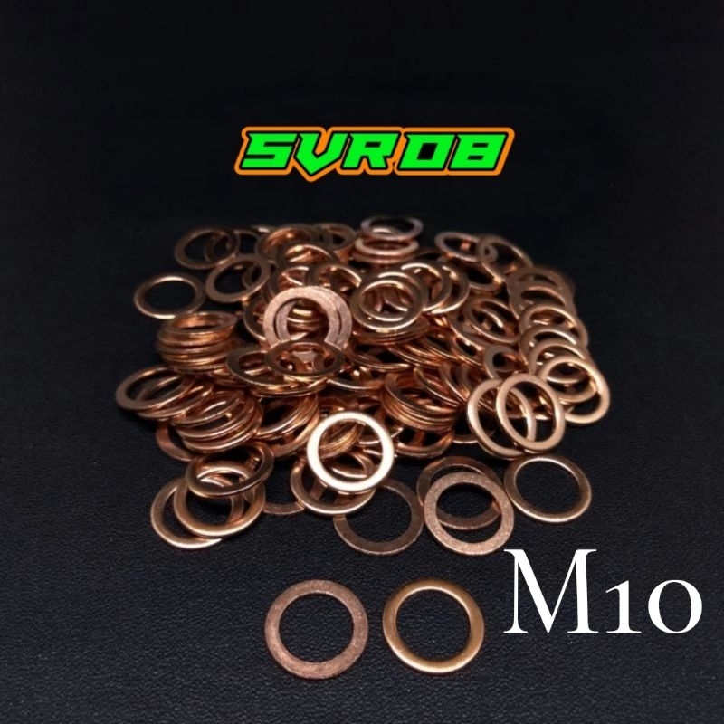 Jual ring tembaga gold m10 ring baut 14 baut banjo master rem kaliper ...