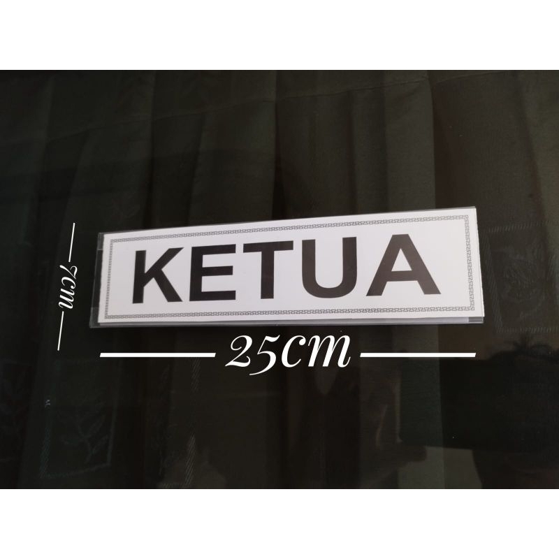 Jual PAPAN NAMA PINTU / PAPAN NAMA DIDINDING / SIGN NAMA RUANGAN / ROOM ...