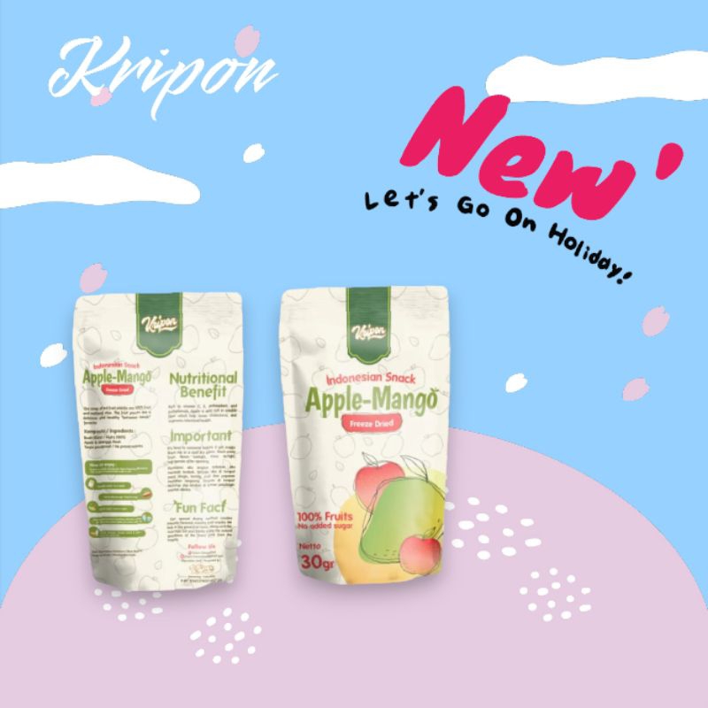Jual NEW!! APPLE - MANGO FREEZE DRIED | Shopee Indonesia