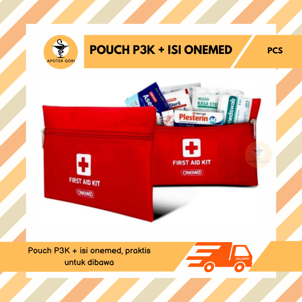 Jual P3K KIT + ISI ONEMED/FIRST AID KIT | Shopee Indonesia
