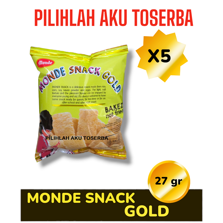 Jual Monde Serena SNACK GOLD 30 gr sekarang 27 gr - ( HARGA 5 pcs ...