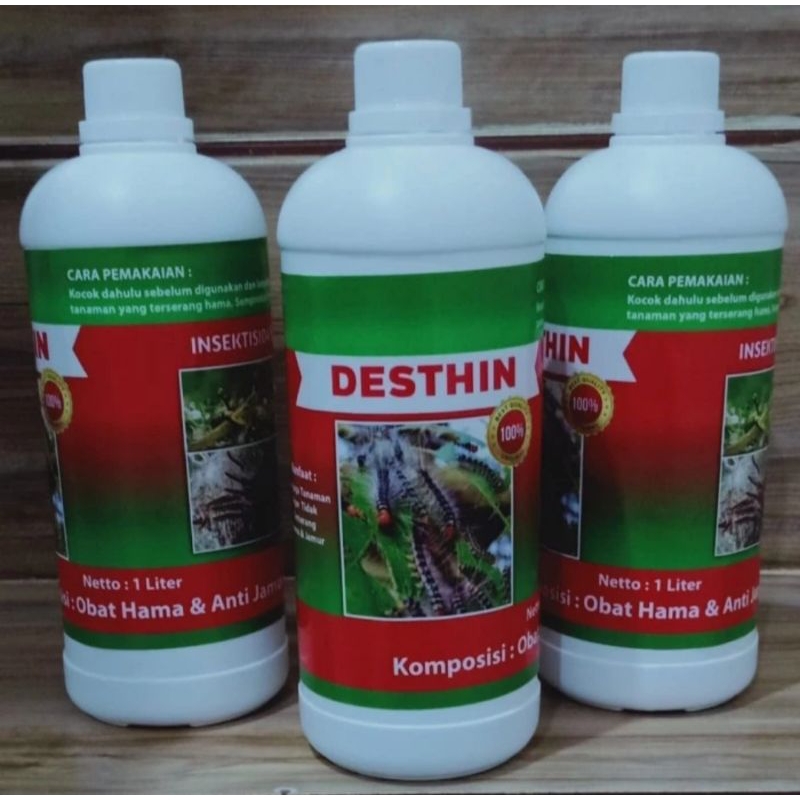 Jual Desthin 1 Liter Obat Hama Tanaman, Hama Daun, Kutu Putih, Hama ...
