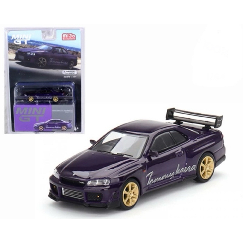 Jual Mini GT 64 Nissan Skyline GTR R34 Tommykaira Purple #626 Mijo ...