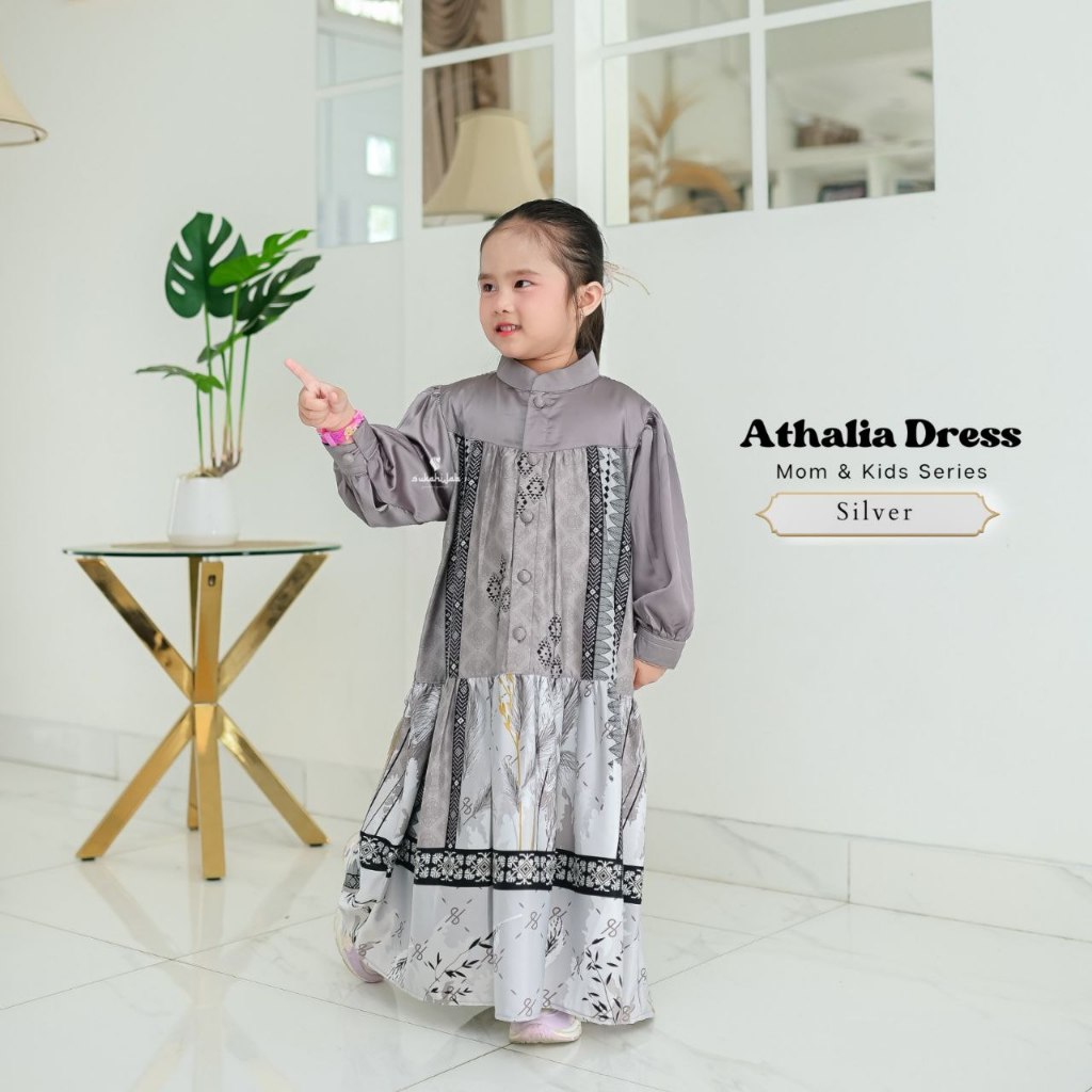 Jual SUKAHIJAB - Athalia Dress Gamis Couple Ibu dan Anak Perempuan ...