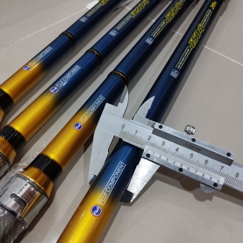 Jual Joran Surf Ring Full FUJI Joran Casting Teleskop Joran Casting Pasiran Blue Shark 360 390 ...