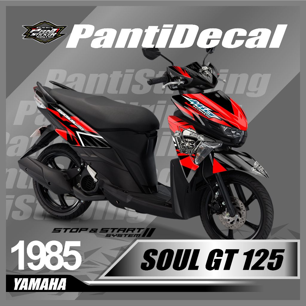 Jual Sticker Decal MIO SOUL GT 125 Fullbody keren full laminasi ...