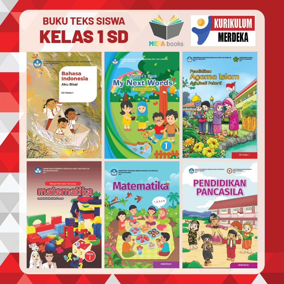 Jual Buku Siswa Kelas 1 SD Kurikulum Merdeka Buku Paket Kemendikbud ...
