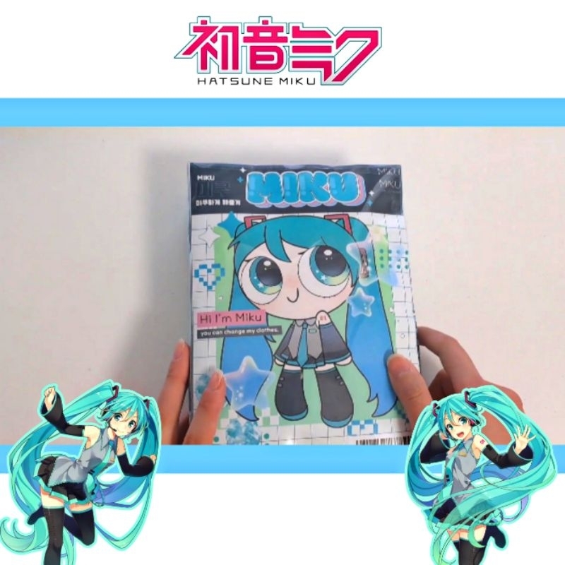 Jual MIKU DRESS UP/busy book /quite book /paper doll /squishy book ...