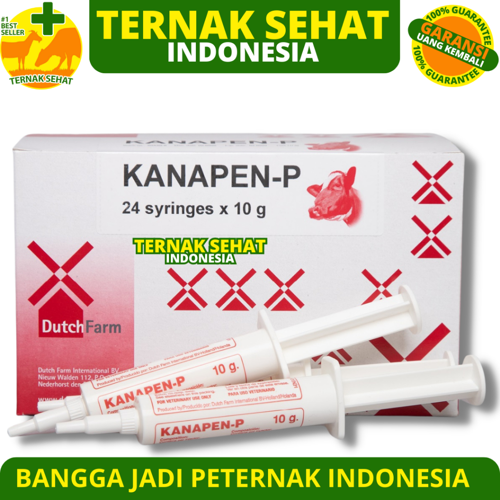 Jual KANAPEN P 10 ML - Obat Mastitis Kambing - Obat Mastitis Sapi ...