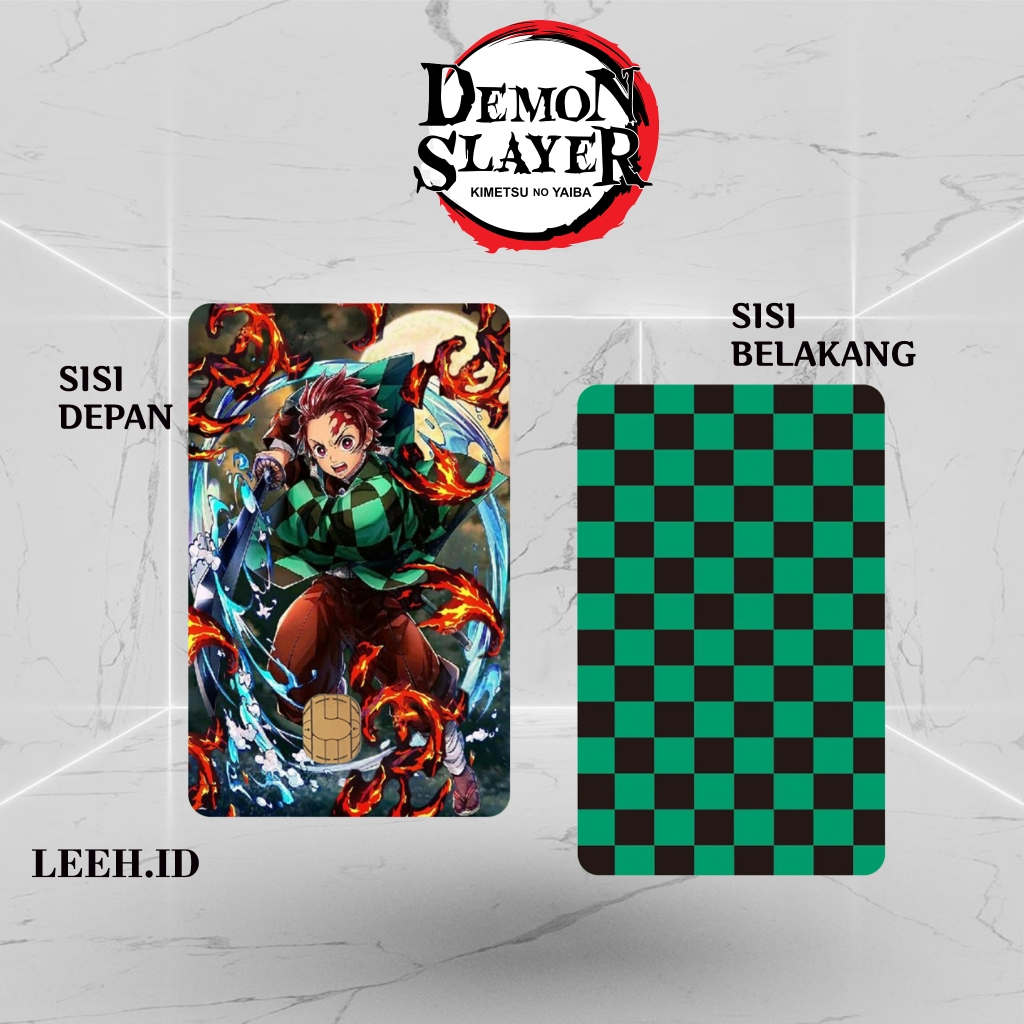 Jual Tanjiro Kamado - Demon Slayer - Kartu Etoll Flazz Gen 2/Emoney ...