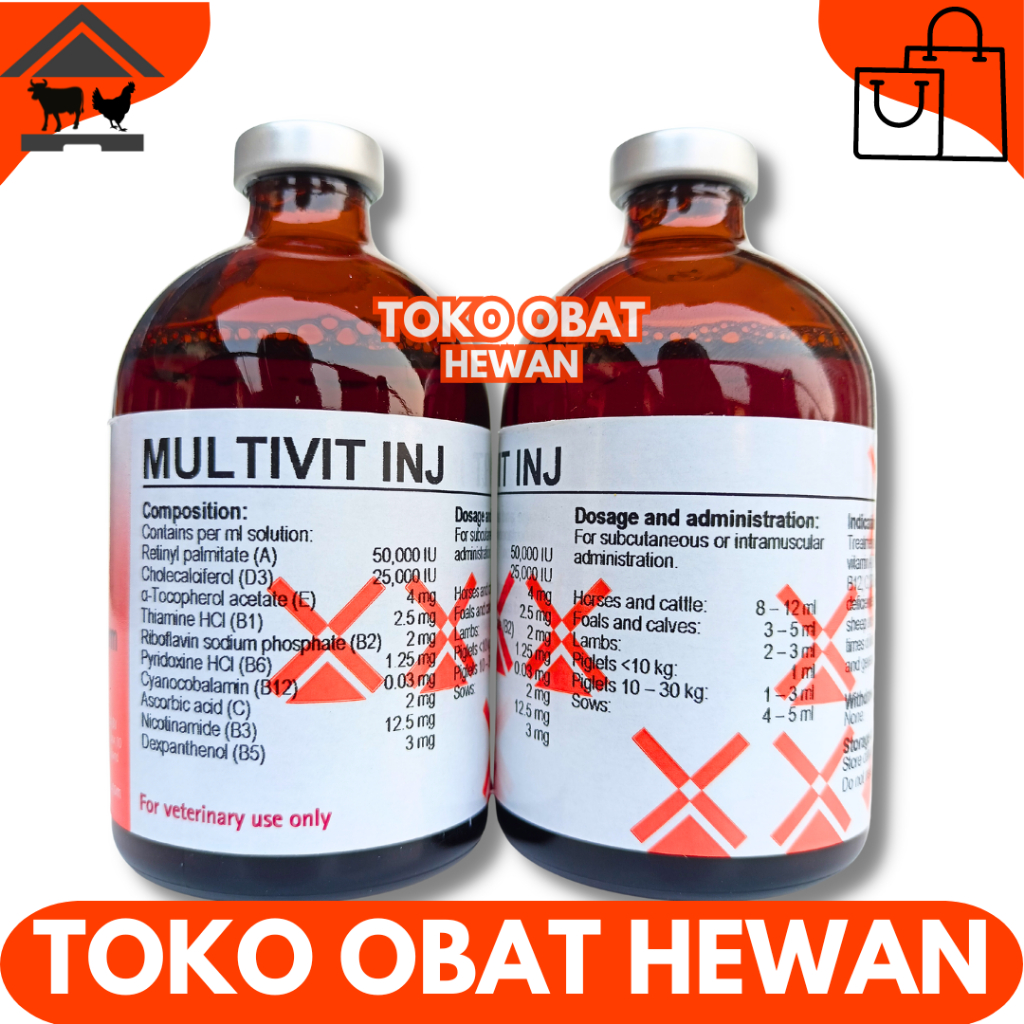 Jual MULTIVIT INJ 100ML DUTCHFARM - Multivitamin Inject Lengkap untuk ...