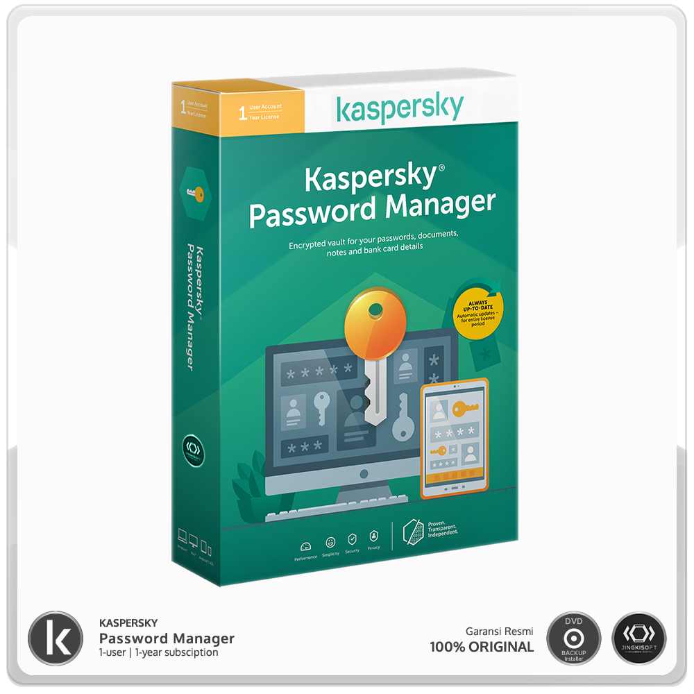 Jual Kaspersky Password Manager [1-User Account] | Shopee Indonesia