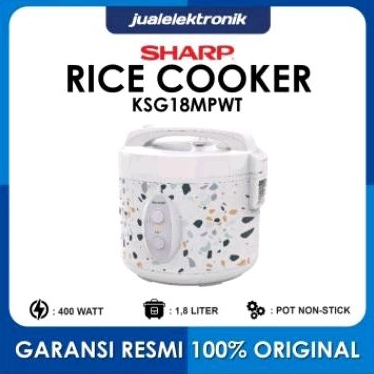 Jual SHARP RICE COOKER VERSI FAMILY 4 warna Red Silver Pink n Green ...