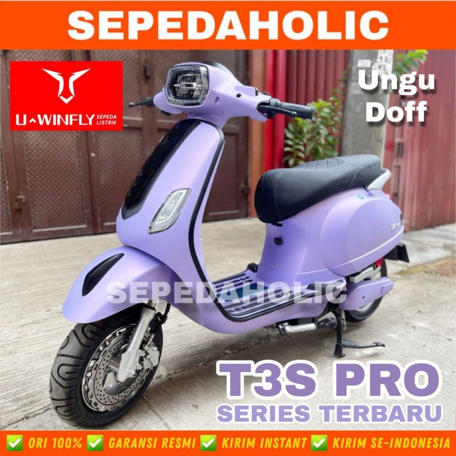 Jual Sepeda Motor Listrik UWINFLY T3S PRO / T3 PRO / T3S NEW Double ...